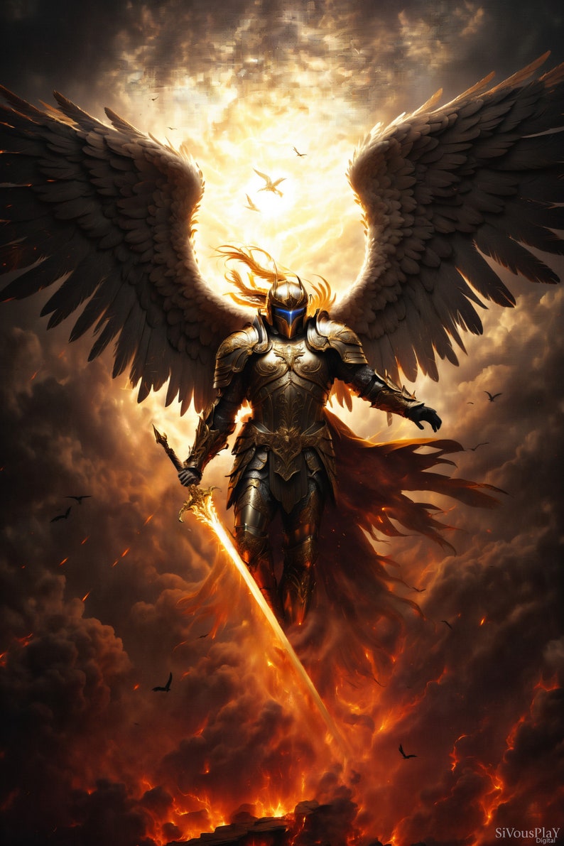 Archangels This is the Way Collection 1, Instant Download, Printable Art, Fantasyart Digital ...