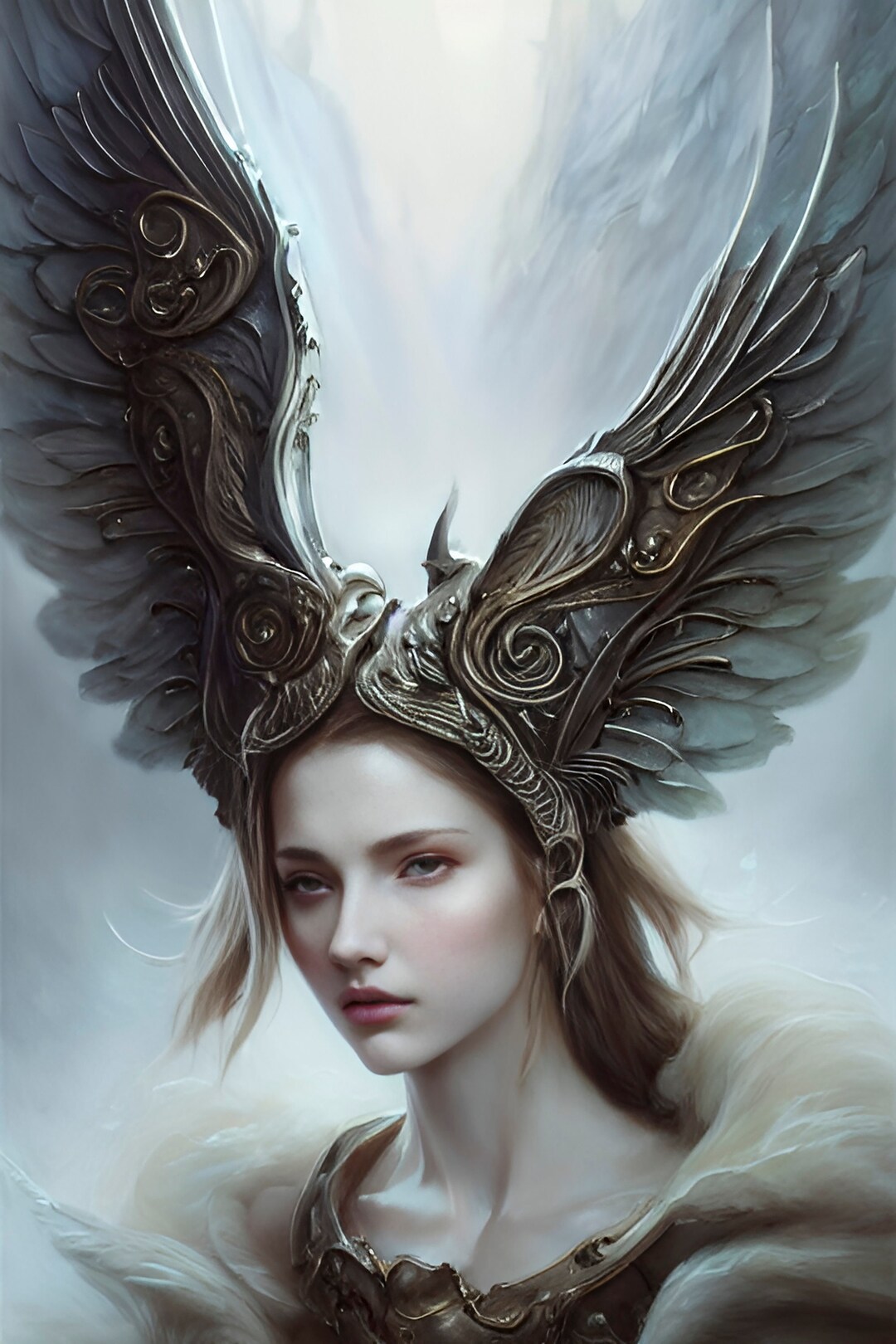 Valkyrie Valkyrie Art Print Fine Art Digital Print Dibond - Etsy