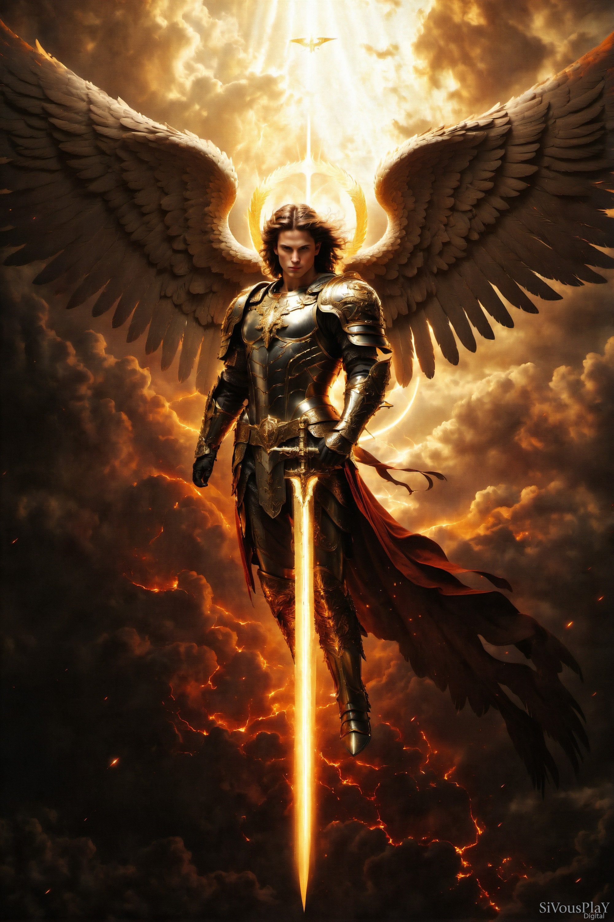 Archangels Collection #1, Instant Download, Printable Art, Fantasyart ...