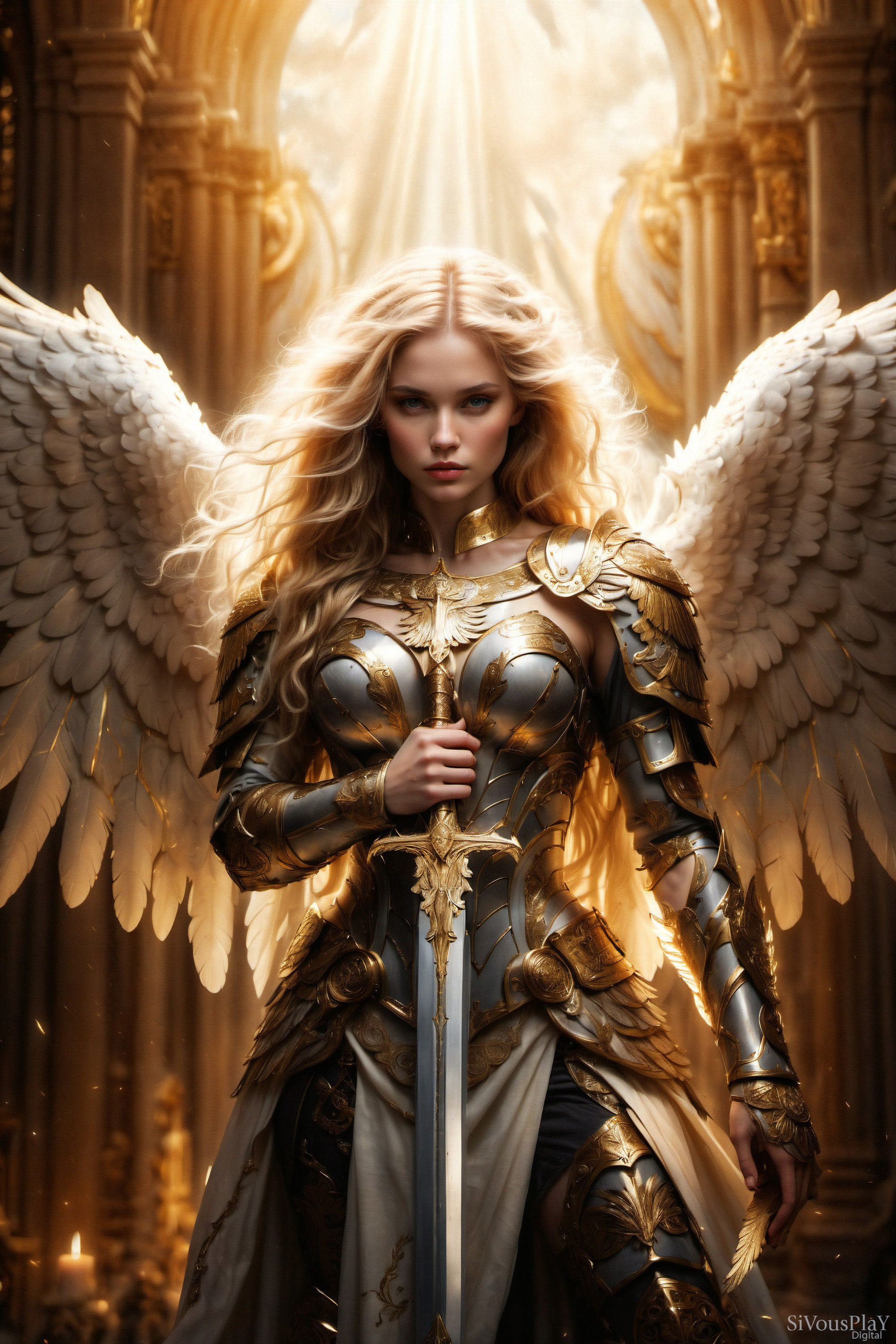 Holy Light Angels Collection #3, Instant Download, Printable Art ...