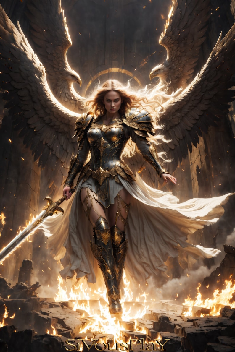 Female Archangels Collection #5, Instant Download, Printable Art ...