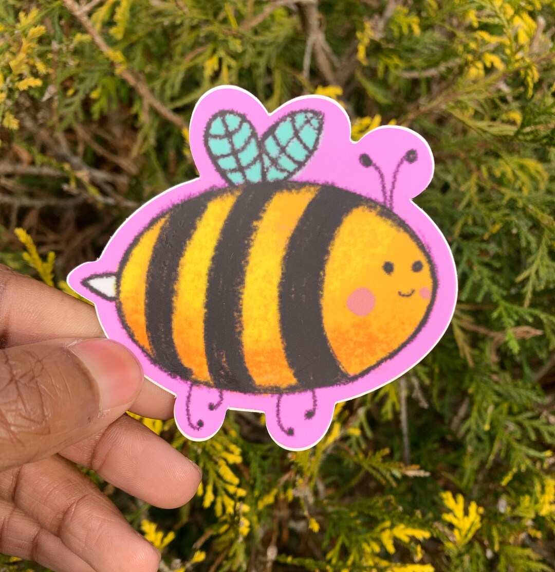 Bumblebee Sticker Laminated Die Cut Sticker Journal Laptop Sticker ...