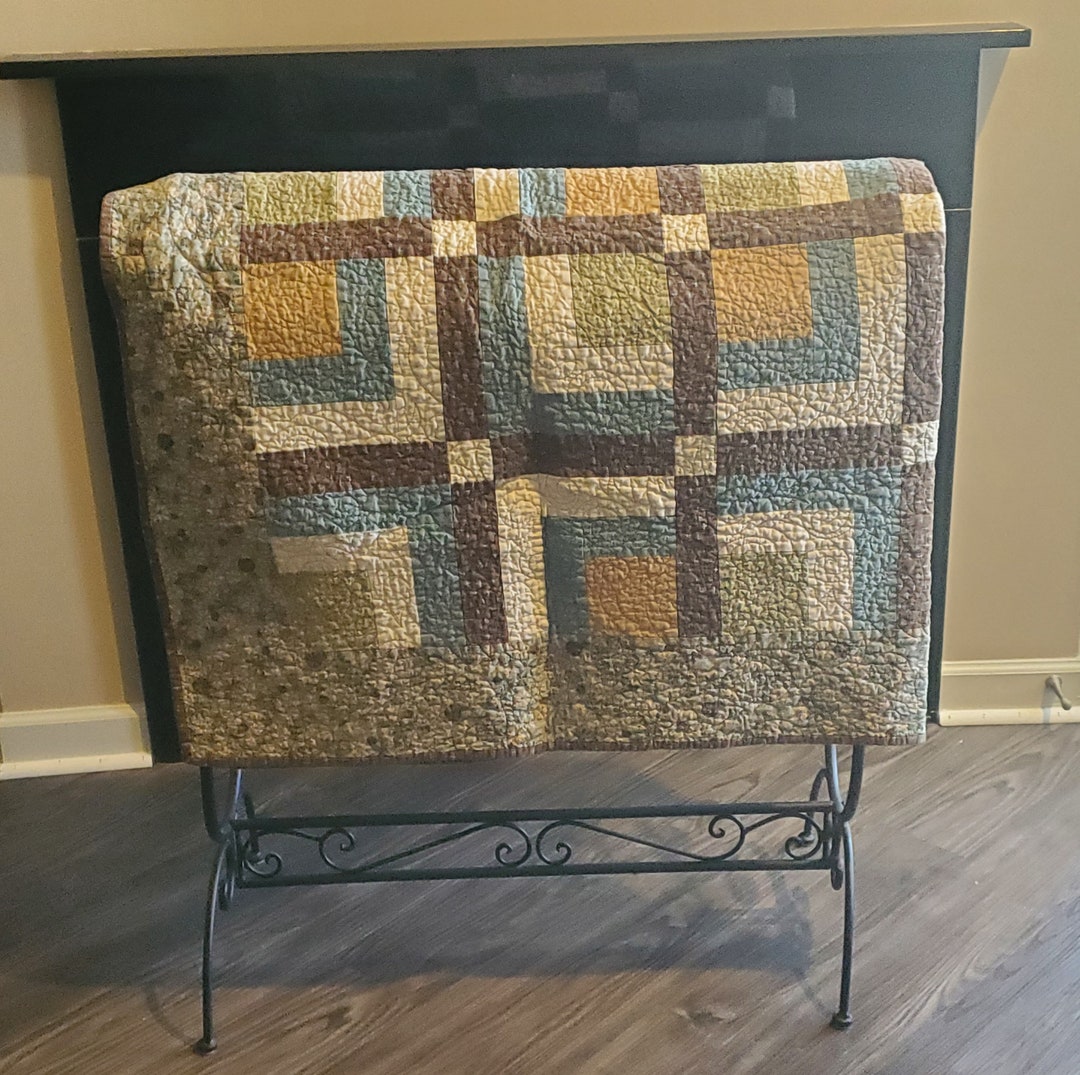 Earthy Handmade Quilt - Etsy