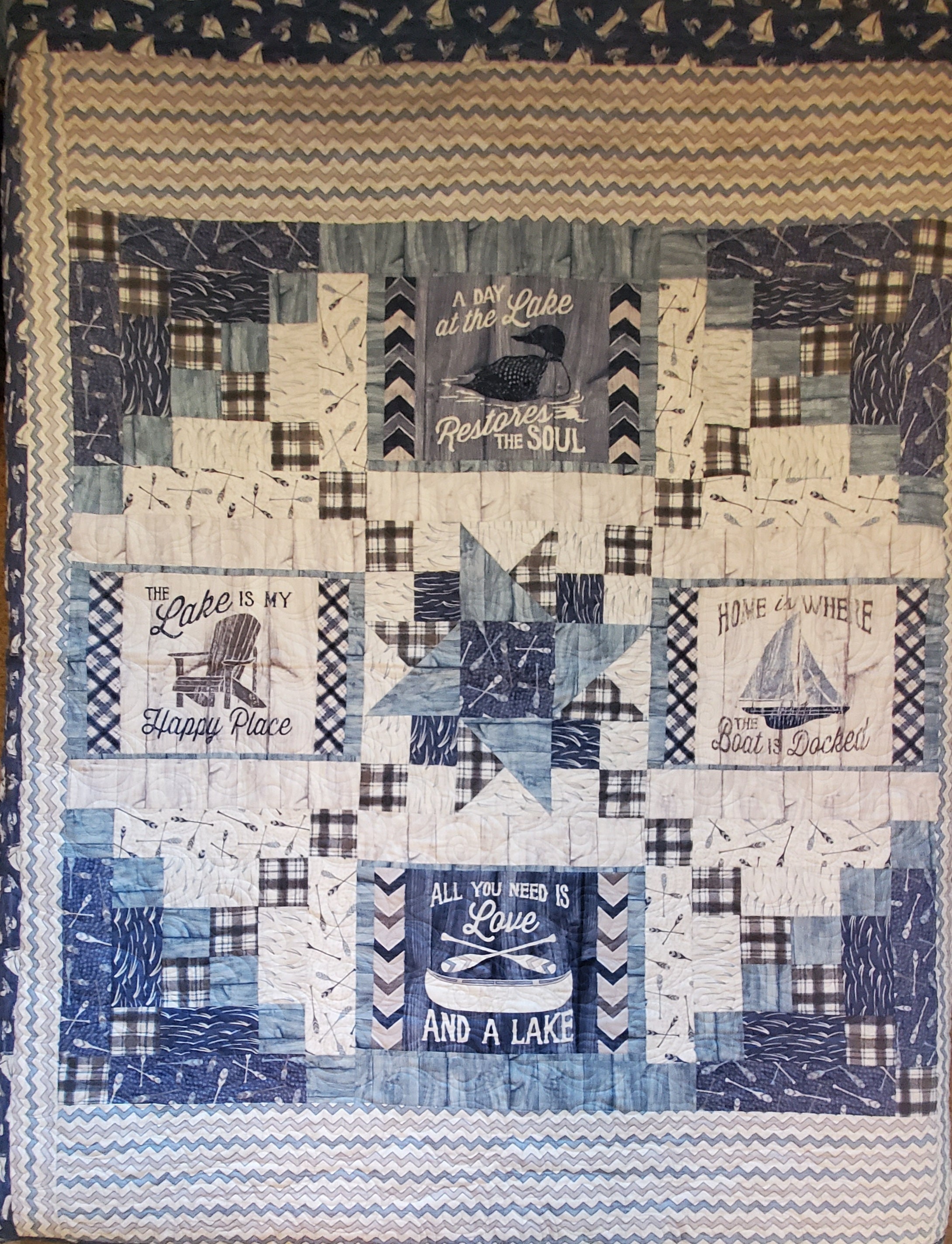 Lake Life Quilt - Etsy