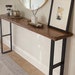Unique Handmade Console Entryway Table - Sustainable Reclaimed Wood ...