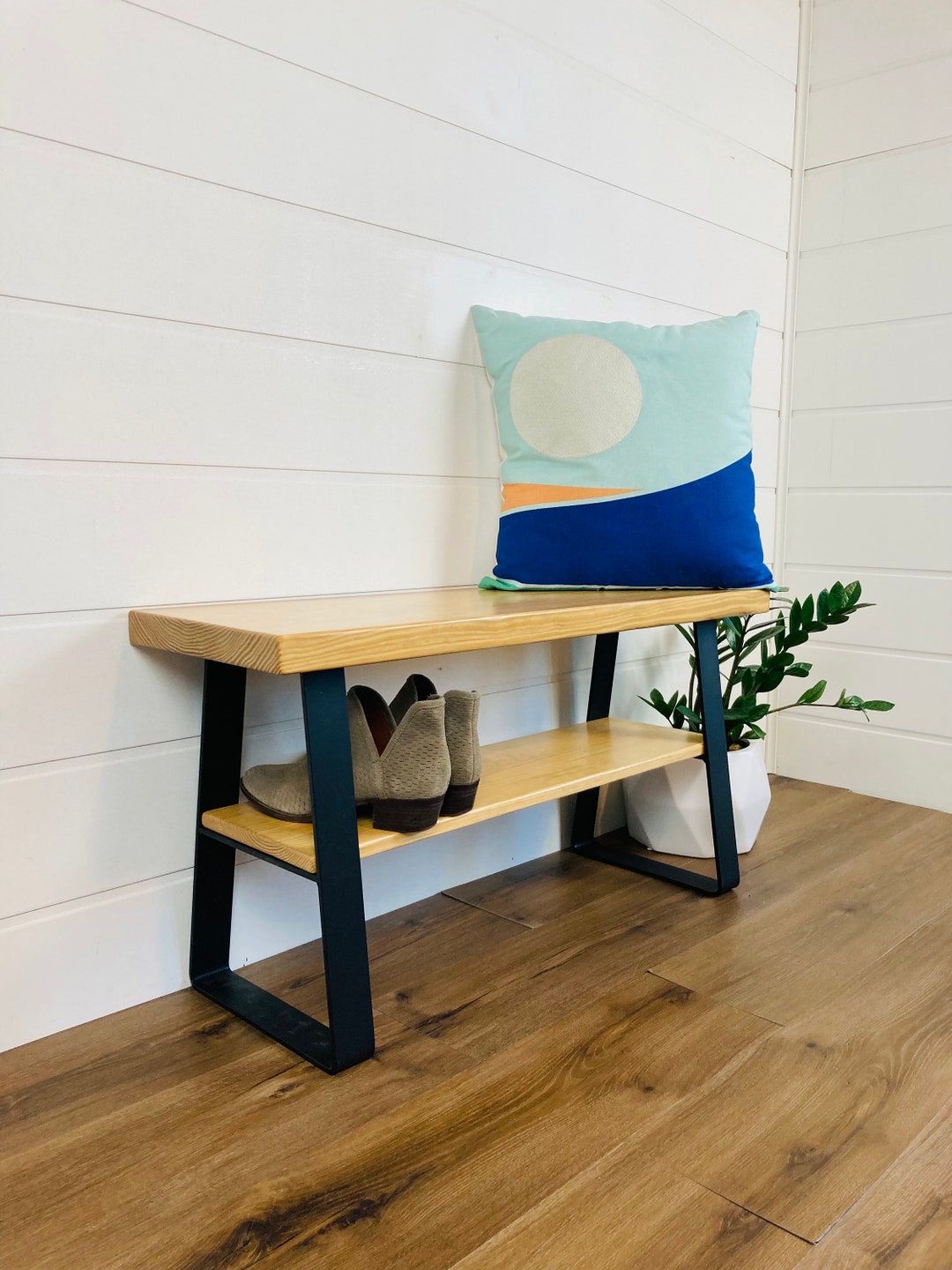 Shoe Rack With Entryway Bench Handmade Shoe Rack Entryway - Etsy