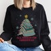 Books Christmas Tree Sweatshirt All Booked for Christmas Shirt Book ...