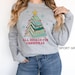 Books Christmas Tree Sweatshirt All Booked for Christmas Shirt Book ...