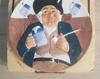 Vintage Toby Fillpot Collector Plate - Etsy