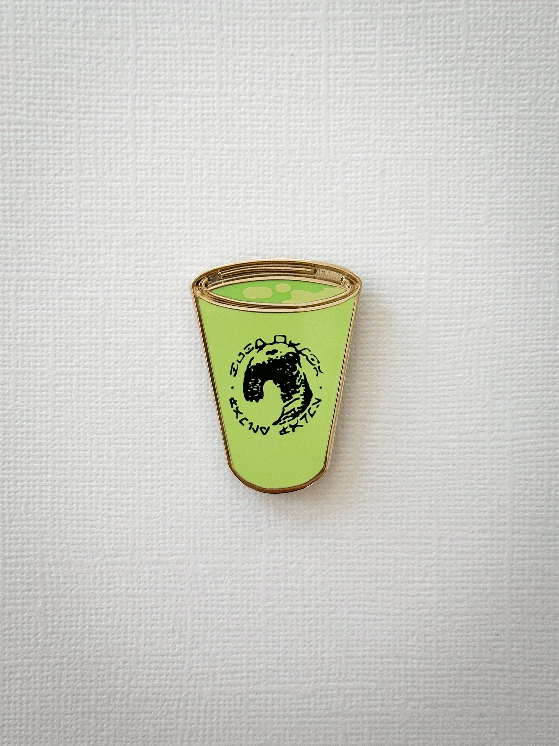 Green Milk Enamel Pin - Etsy