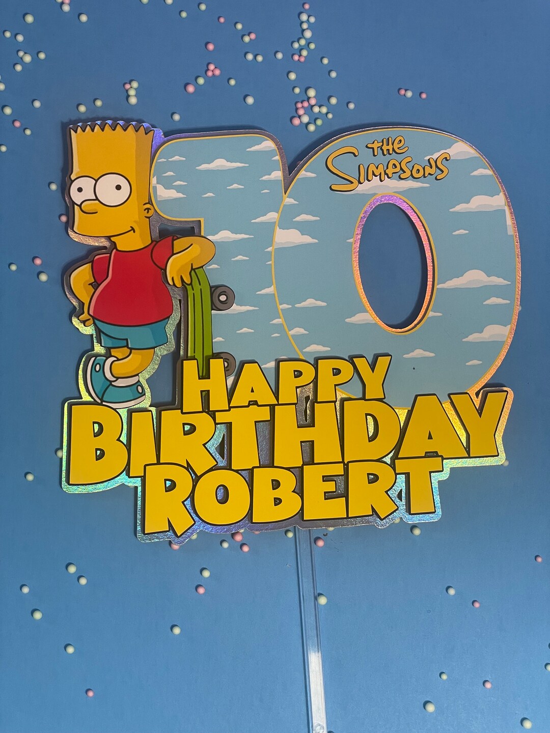 Bart Simpson Cake Topper - Etsy