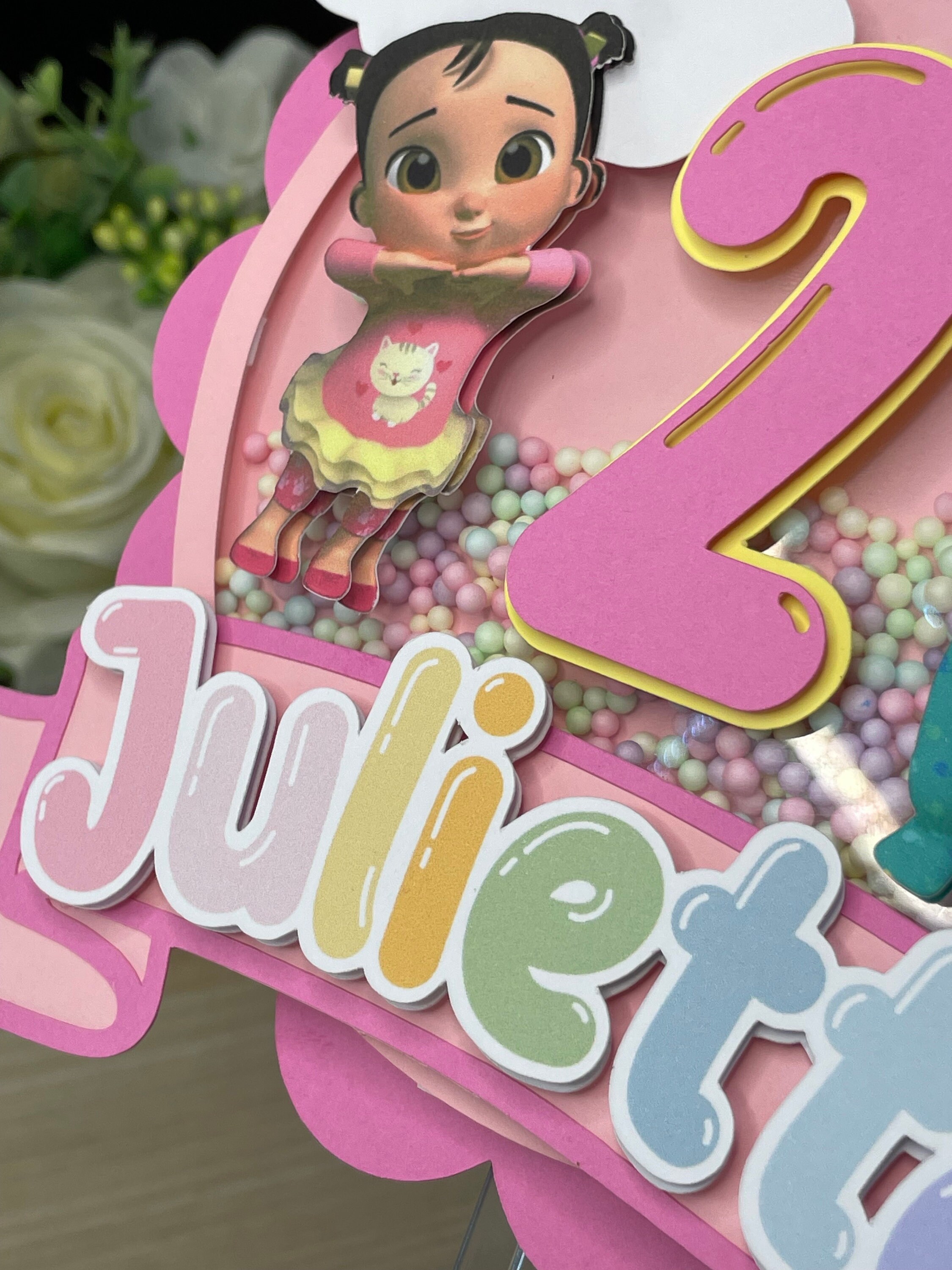 Cocomelon Pink Cake Topper - Etsy Australia