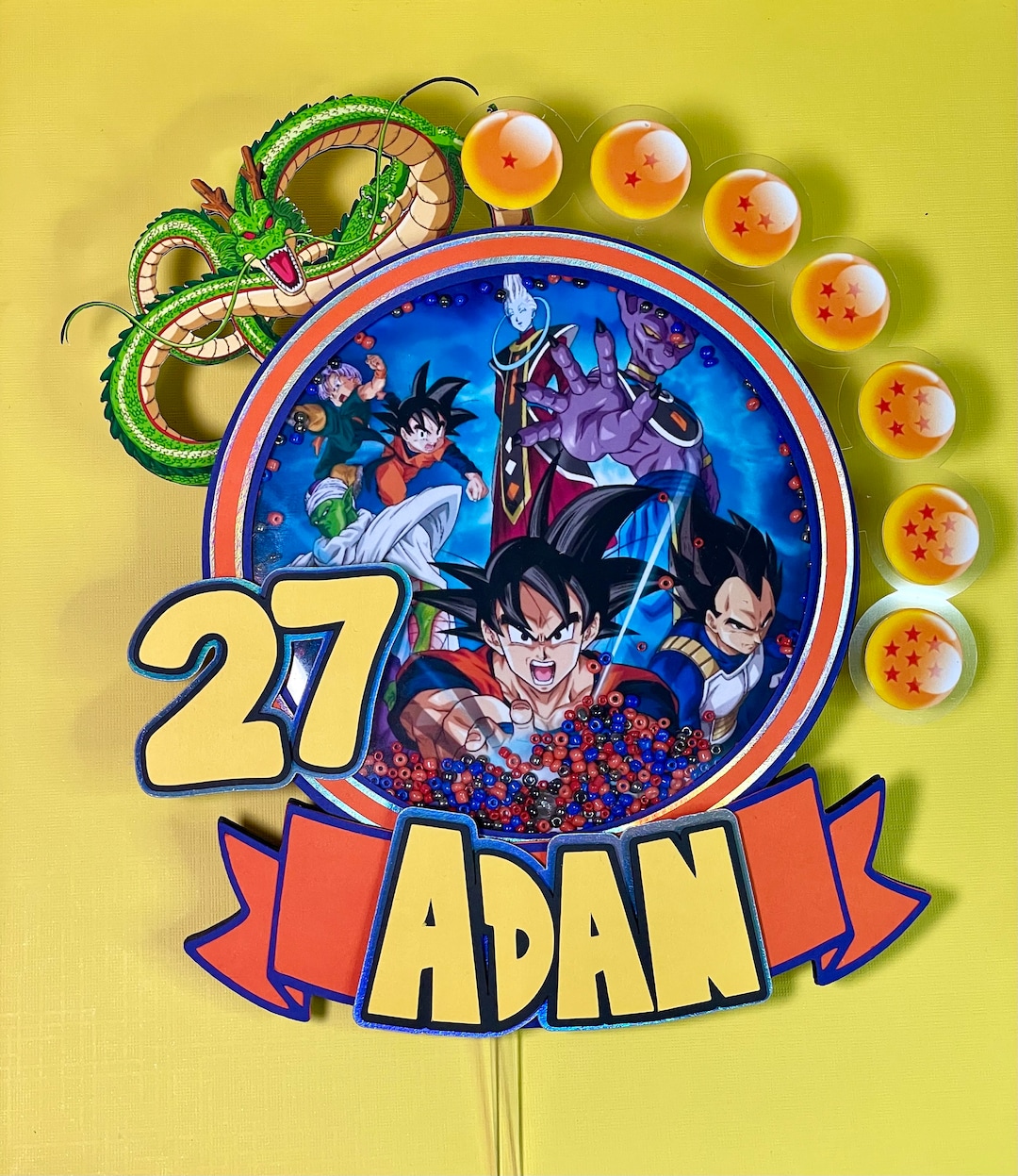 Drangon Ball Z Cake Topper - Etsy