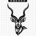 Kudu Svg, Kudu Antelope Svg, African Animal Svg, Tribal Kudu Svg, Kudu ...