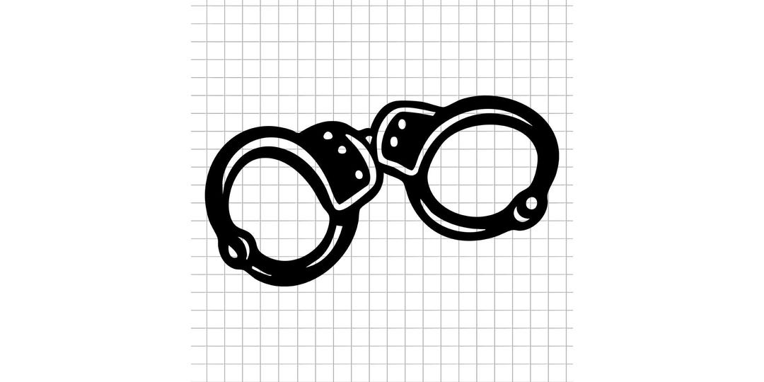 Handcuffs Svg, Cuffs Svg, Police Svg, Law Svg, Restraint Svg, BDSM Svg ...