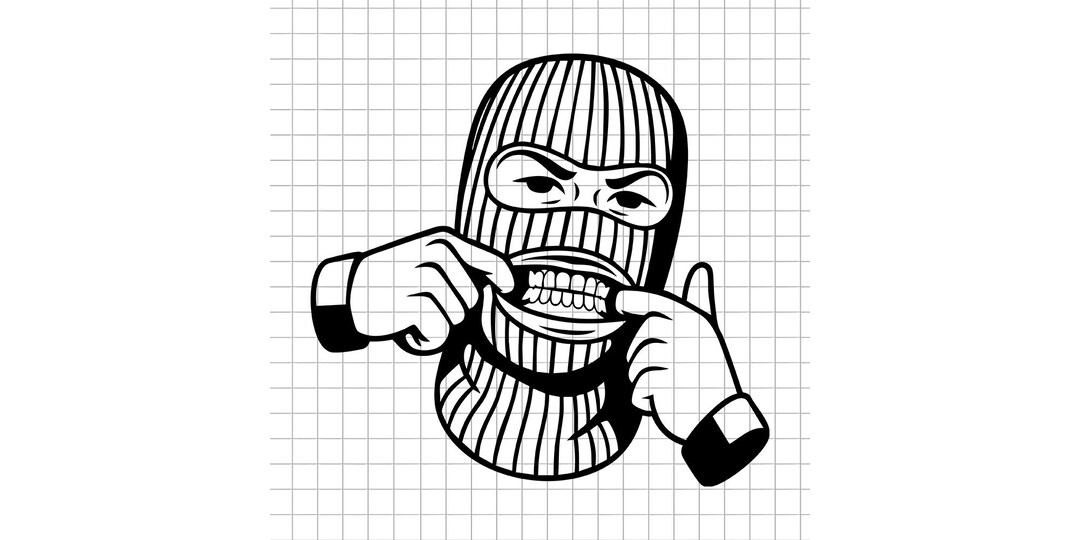 Balaclava Svg, Grillz Svg, Gangster Svg, Skull Mask Svg, Face Mask Svg ...
