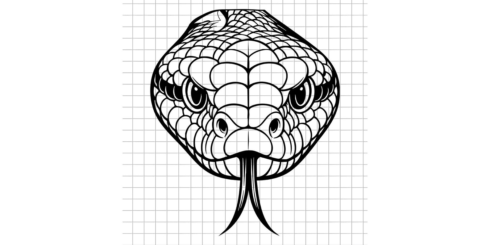 Snake Head Svg, Viper Face Svg, Serpent Head Svg, Snake Png, Aggressive ...