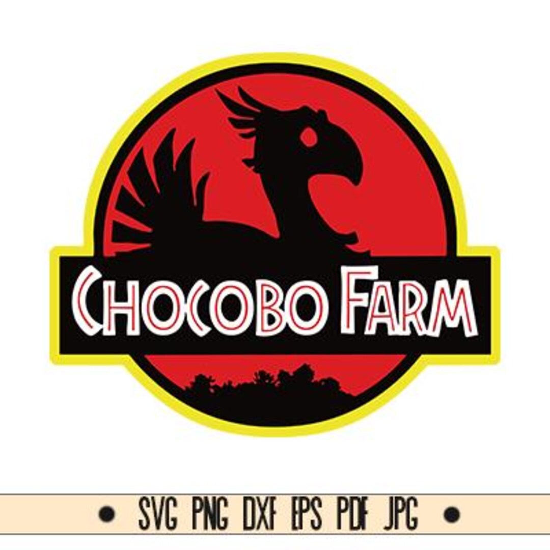 Chocobo SVG PNG | Chocobo Clipart | Chocobo Vector for Cutting Machines ...