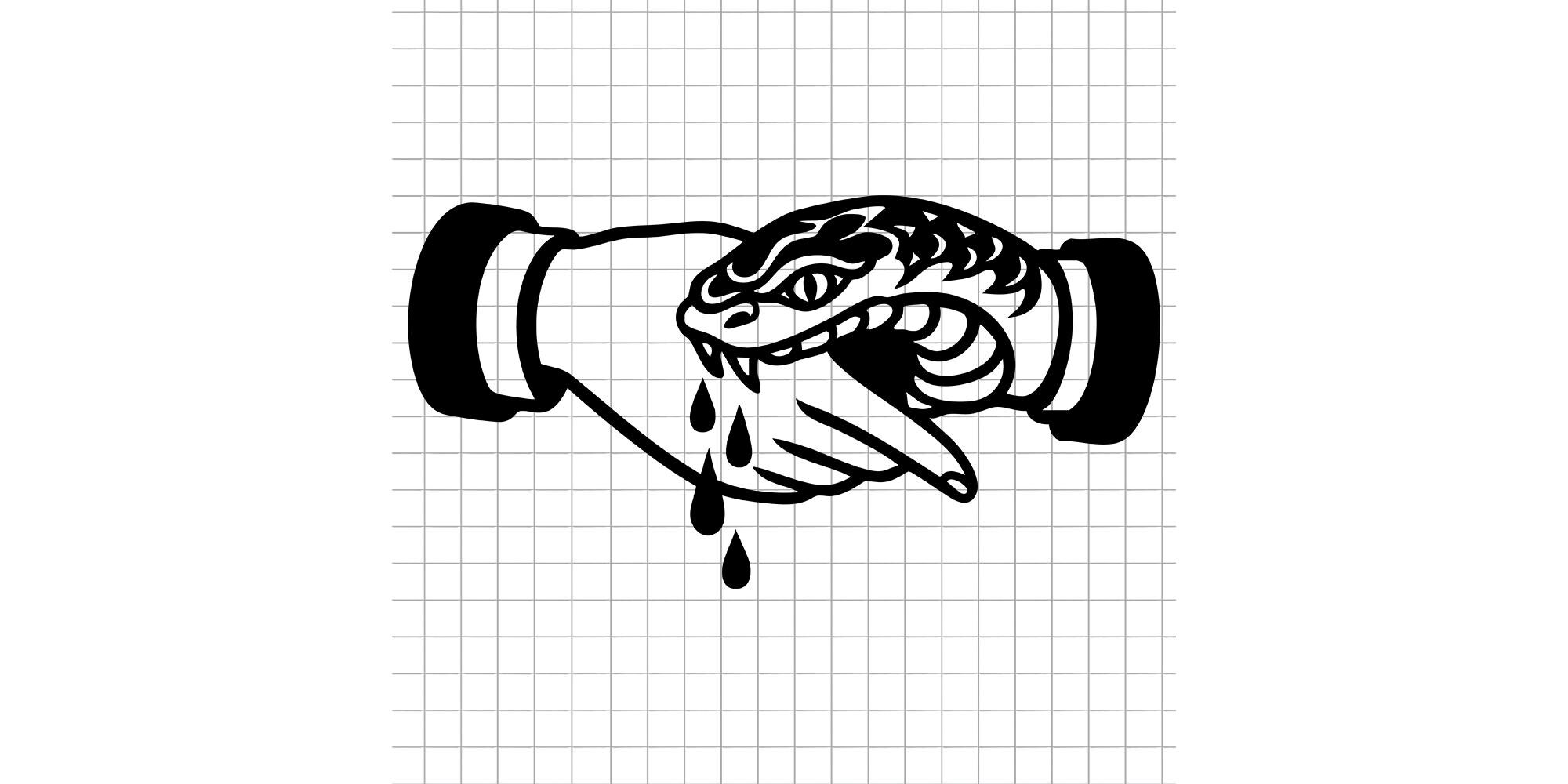 Snake Handshake Svg, Betrayal Svg, Snake Bite Svg, Gothic Hand Svg ...