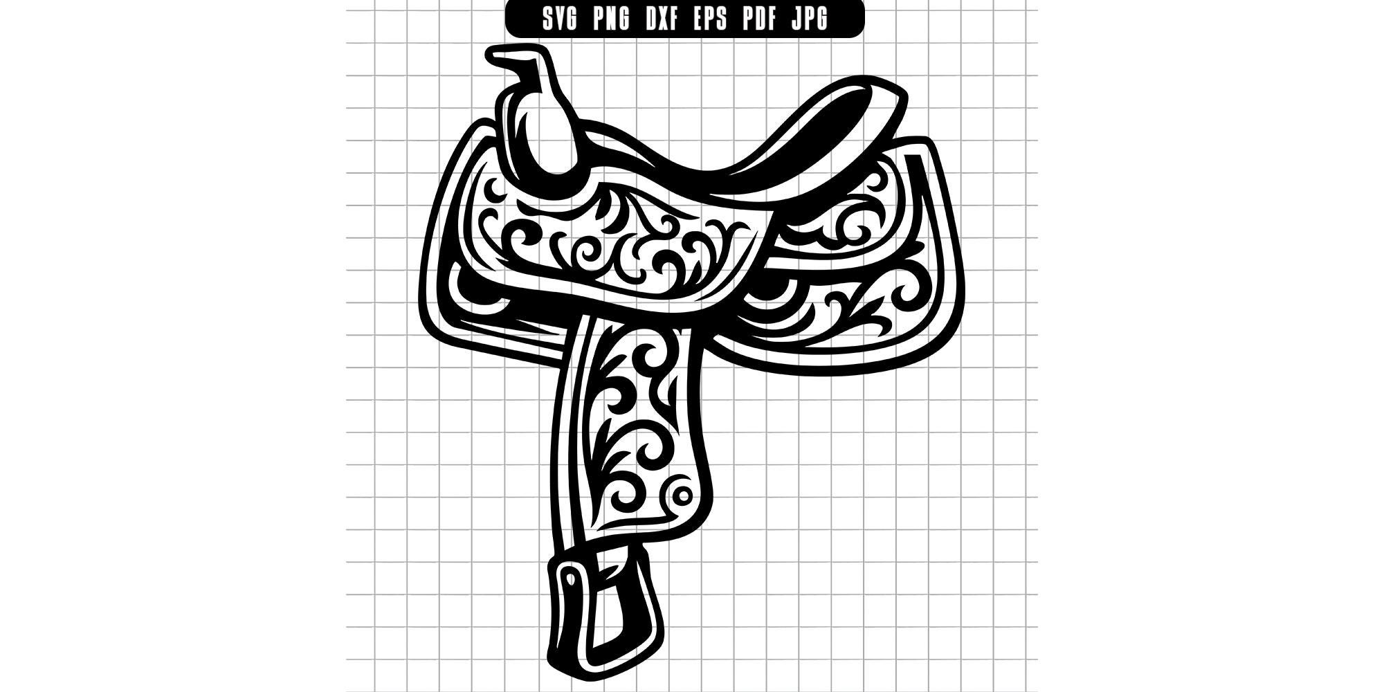 Western Saddle Svg, Cowboy Saddle Svg, Rodeo Svg, Horse Saddle Svg ...