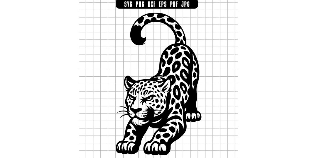 Leopard Svg, Leopard Clipart Svg, Leopard Cut File Svg, Leopard ...