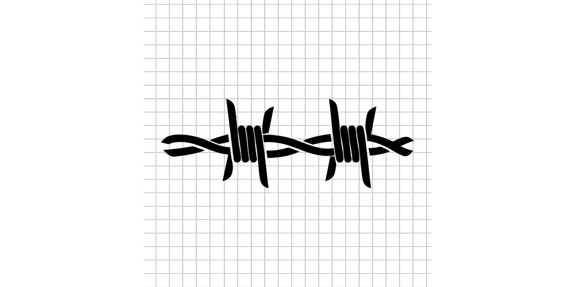 Barbed Wire SVG, Barbed Wire Clipart, Barbed Wire PNG, Barbed Wire DXF ...