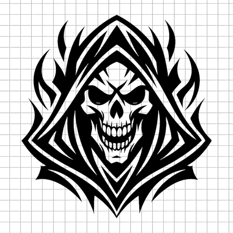 Evil Reaper Svg - Etsy