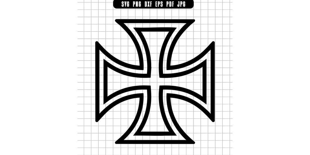 Iron Cross Svg, German Cross Svg, Military Cross Svg, Bold Cross Svg ...