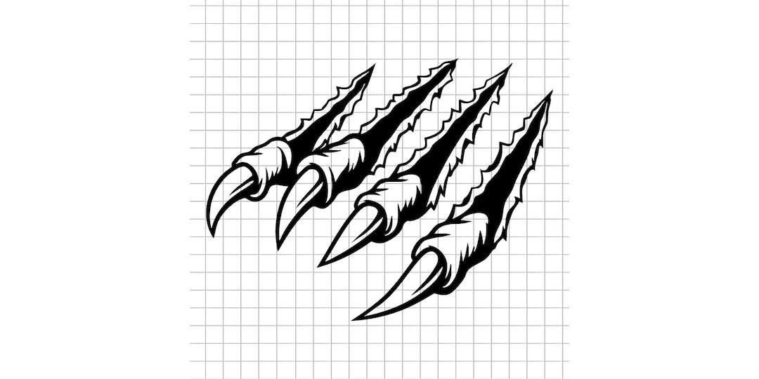 Claw Marks Svg, Claw Clipart Svg, Claw Cut File Svg, Scratch Svg ...