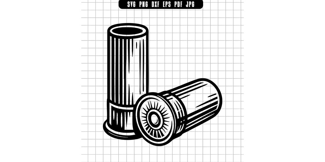 Shotgun Shell Svg, Bullet Svg, Hunting Ammo Svg, Gun Shell Svg, Shotgun ...