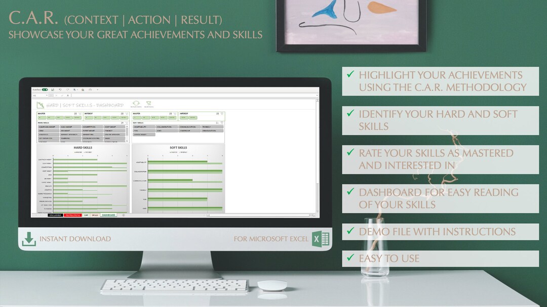 Context Action Result Methodology Excel Template CAR Excel Job ...