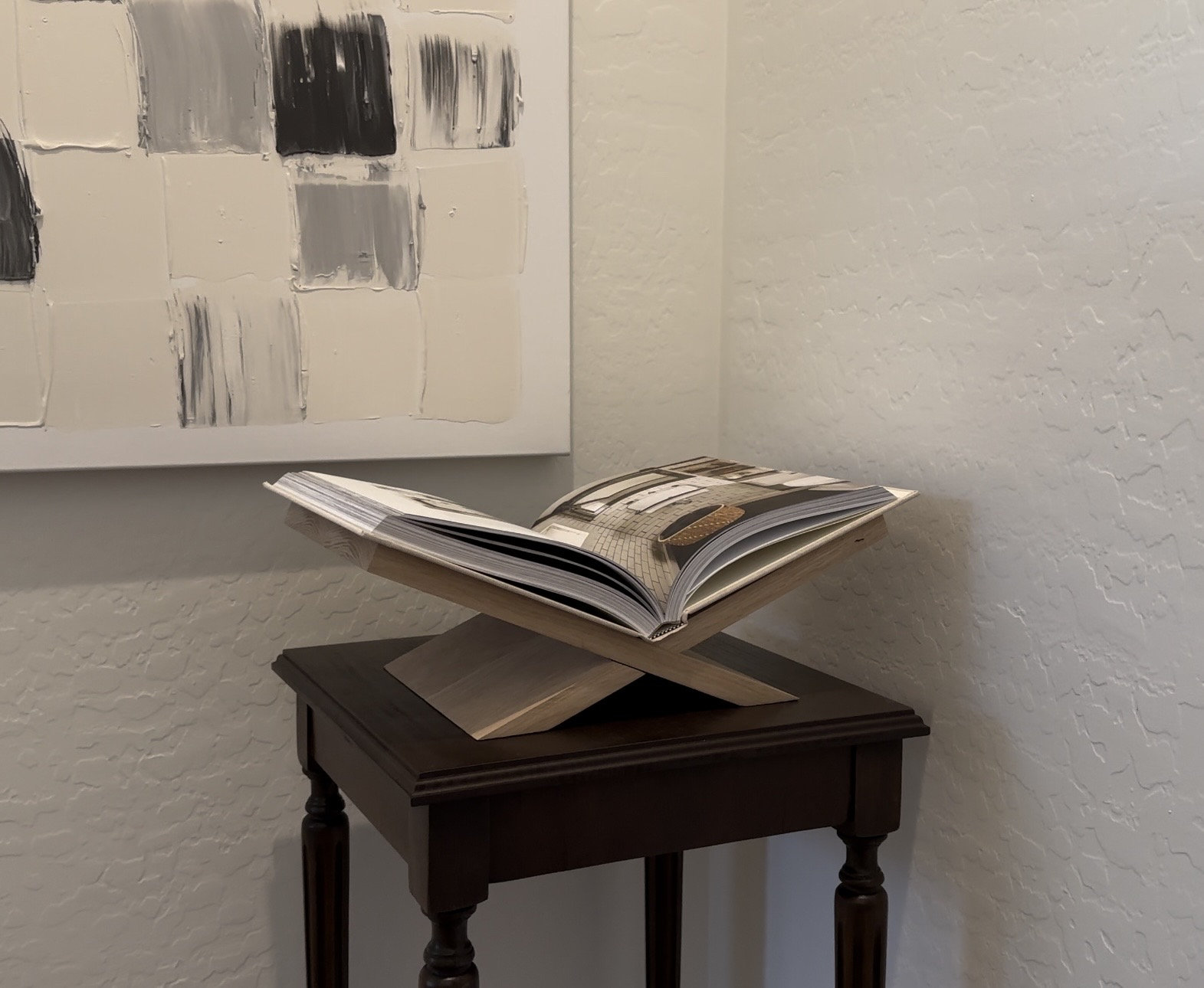 Book Display | Book Holder | Open Book Display | Cookbook Stand | Bible ...