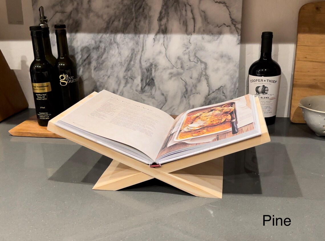 Book Display | Book Holder | Open Book Display | Cookbook Stand | Bible ...