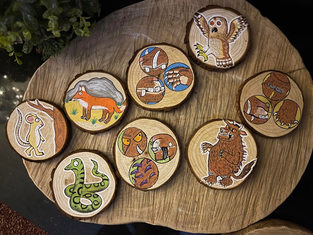 Gruffalo Inspired Story Logs - Etsy