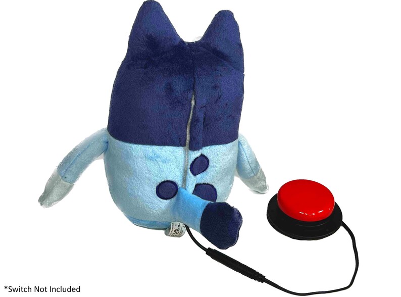 Switch Adapted Talking Bluey Plush Toy Adapted Toy Speech Therapy ...