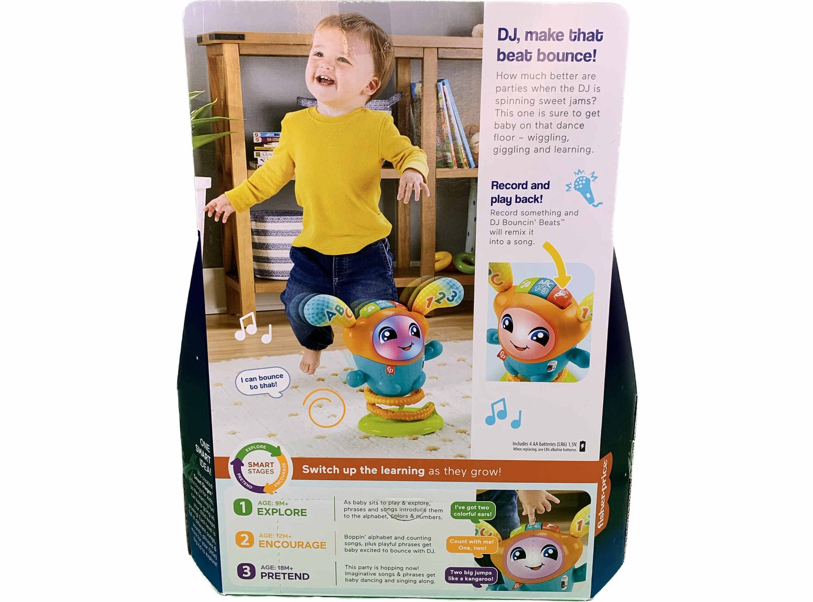 Switch Adapted DJ Bouncin' Beats Toy Adapted Toy Speech Therapy ...