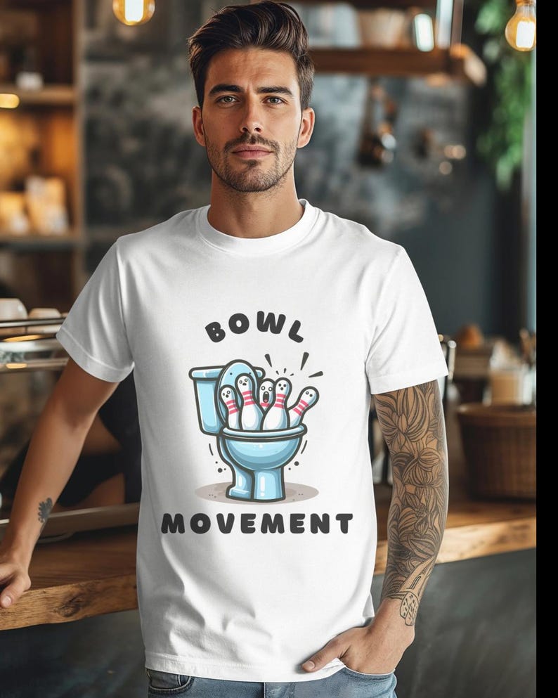 Funny Bowling Unisex Tee, Hilarious Bowling Shirt, Bowling Gift, Unisex ...