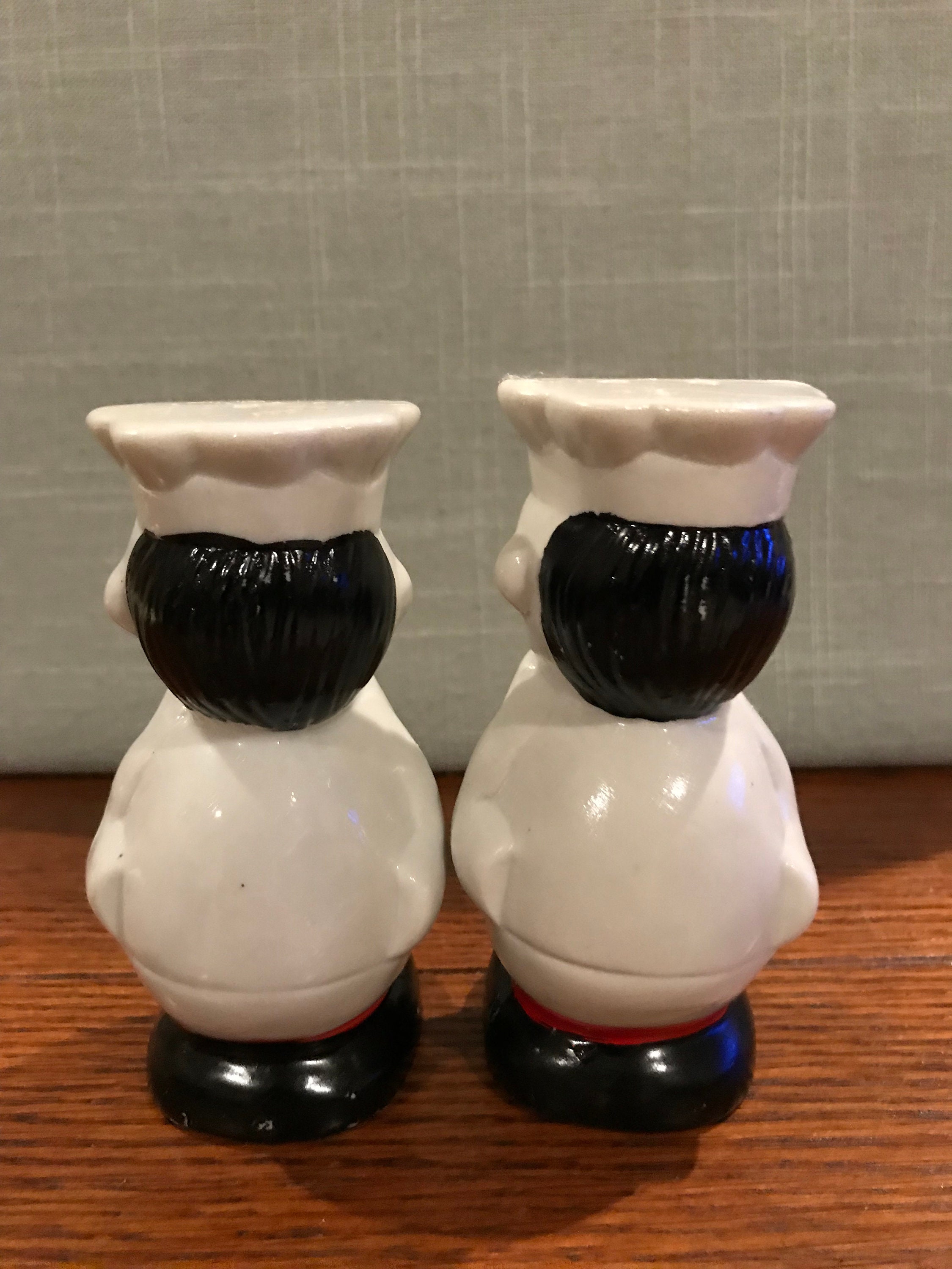 Little Boy Chefs Salt and Pepper Shakers - Etsy