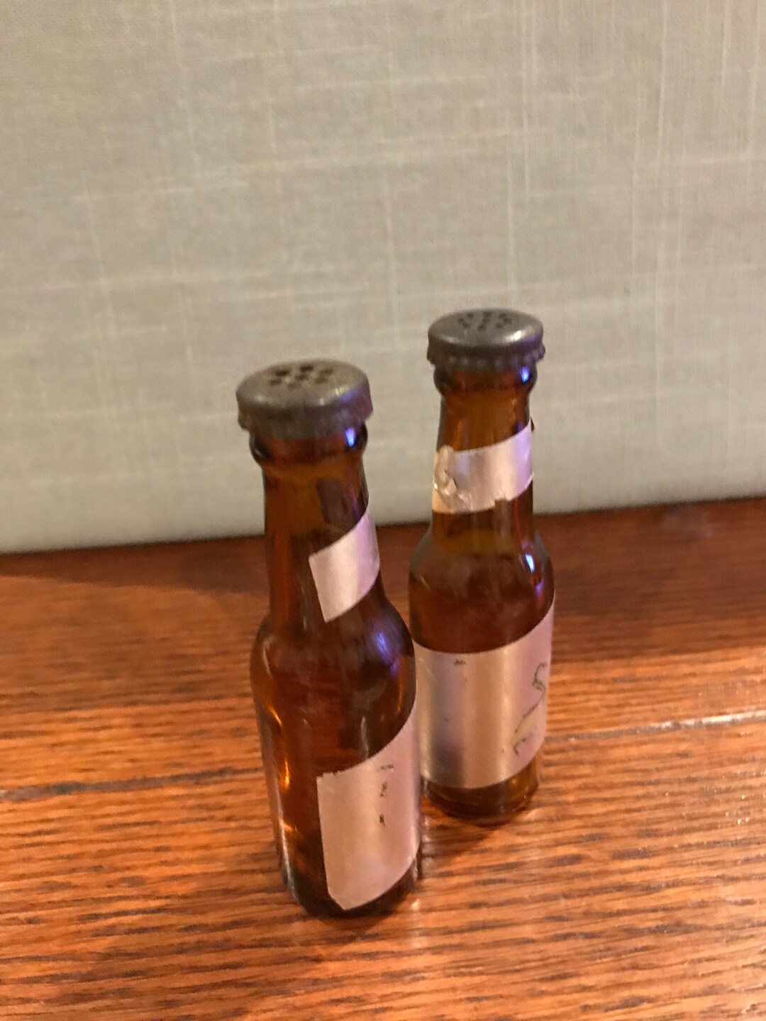Amber Mini Falstaff Beer Bottles Salt and Pepper Shakers - Etsy