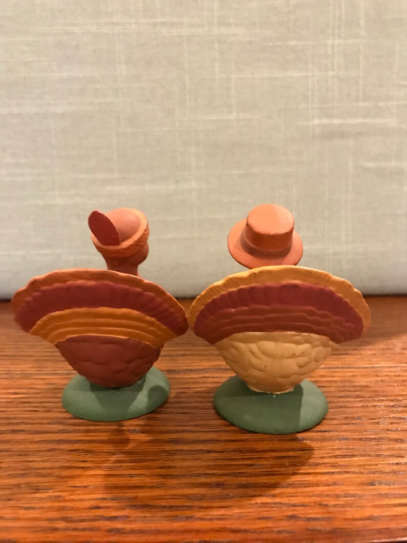 Avon Plastic Pilgrim Turkeys Salt and Pepper Shakers - Etsy