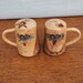 Wood Tree Bark Mug With Pincone Design Salt and Pepper Shakers - Etsy