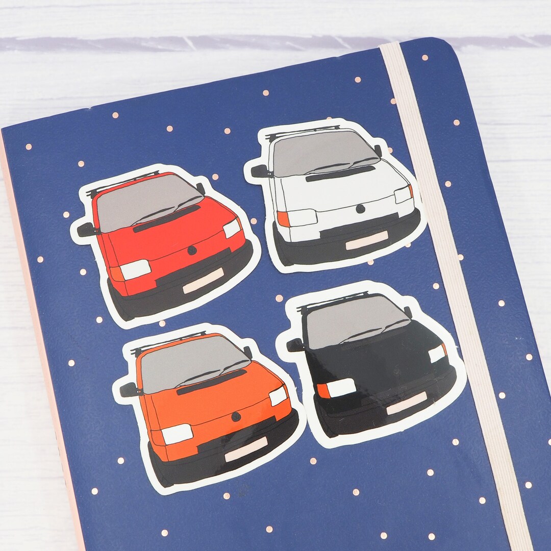VW T4 Sticker - Transporter - 4 Pack - Vinyl Sticker - Glossy 2 Inch ...