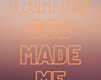 God Made Me Printable - Etsy
