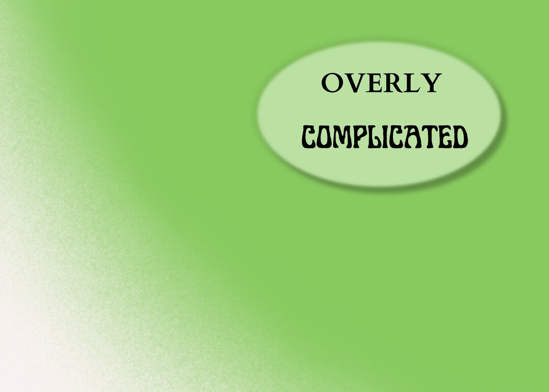 Overly Complicated Pdf Art 7x10 Digital Print - Etsy