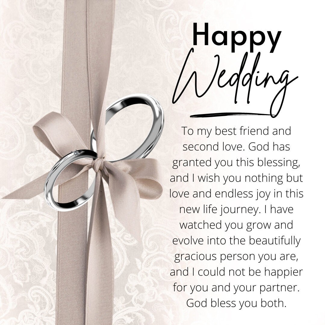 Happy Wedding Poem, 8.5x11 Pdf Design, Digital Download, Room Decor ...