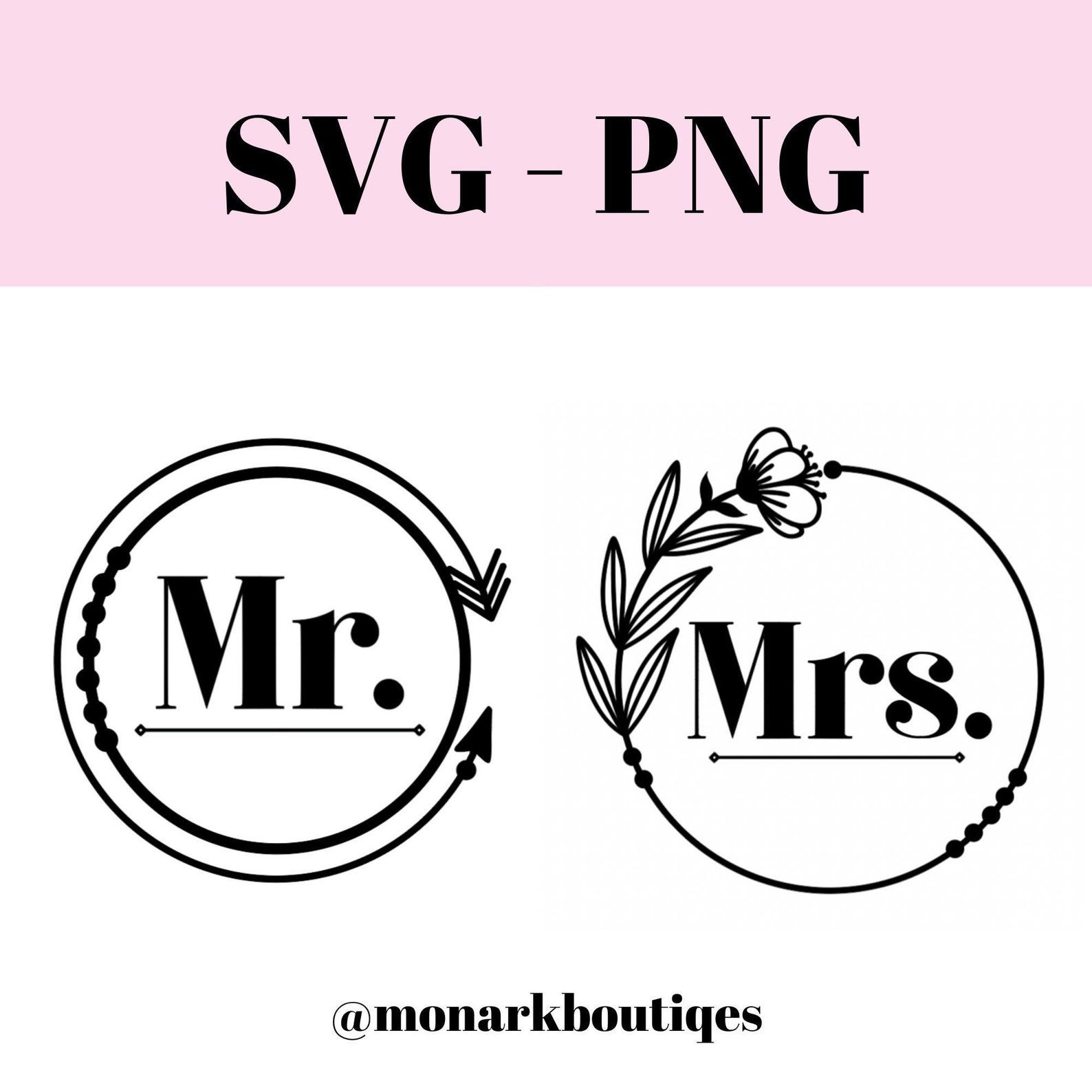Mr. and Mrs. SVG Mr and Mrs PNG Mrs. Mr. Svg Png Cut File Cricut Cut ...
