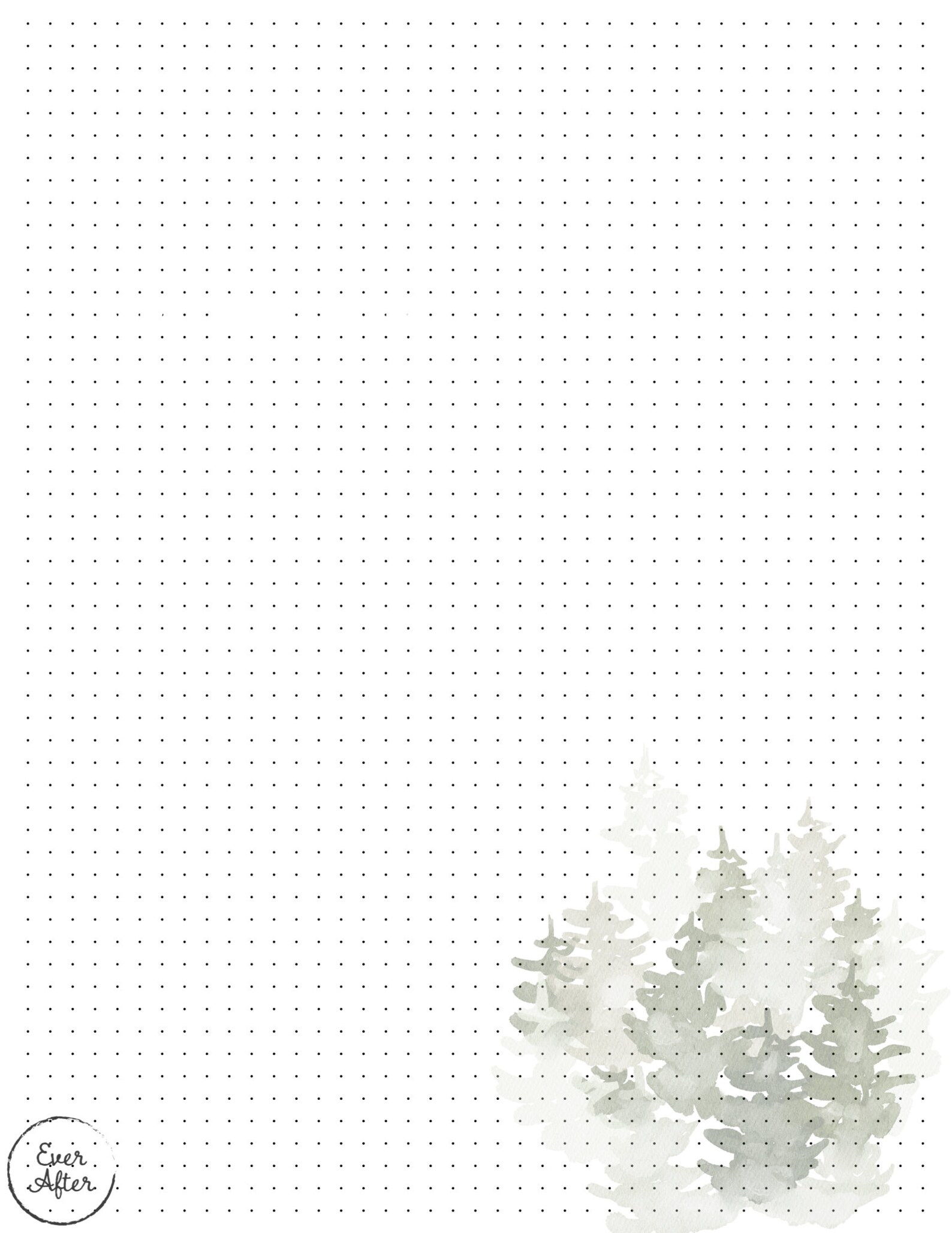 Printable Forest Bullet Journal - Etsy