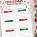 Christmas Potluck Sign up Sheet Printable for Work, Office Potluck Sign ...