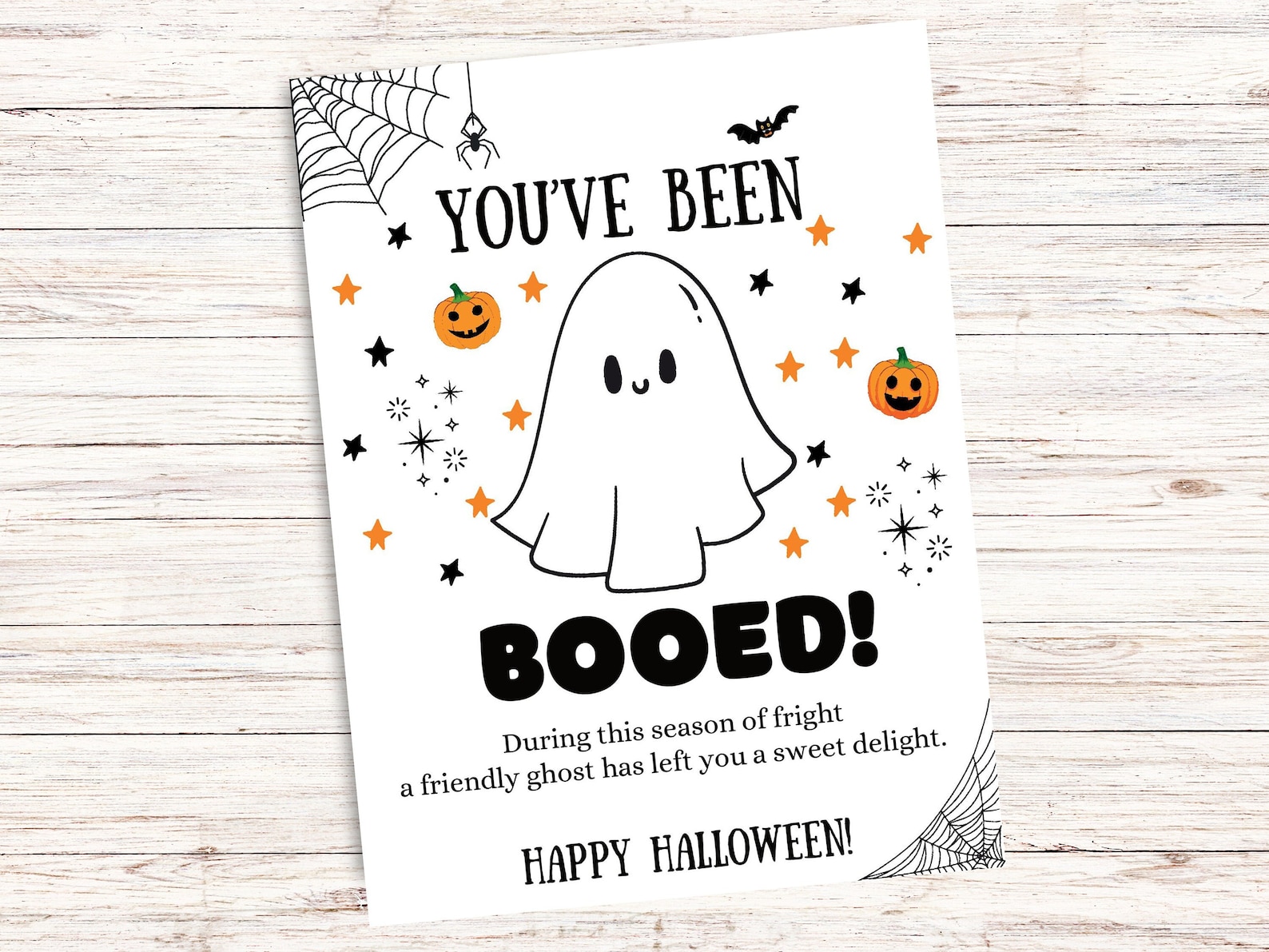You Have Been Booed Printable, Instant Digital Download, You've Been ...