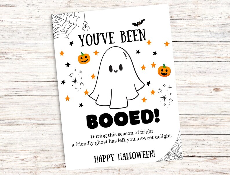 You Have Been Booed Printable, Instant Digital Download, You've Been ...
